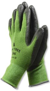 pine tree tools bamboo gardening gloves for men & women (size medium)