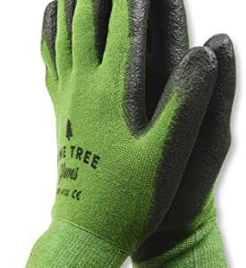 Pine Tree Tools Bamboo Gardening Gloves for Men & Women (Size Medium)