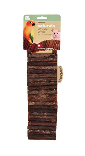 Prevue Pet Toy NAT Wonder Walk Bird Ladder, Large (62809),Brown