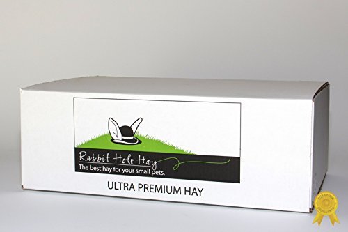 Rabbit Hole Hay Ultra Premium, Hand Packed Medium Timothy Hay for Your Small Pet Rabbit, Chinchilla, or Guinea Pig (10lb)