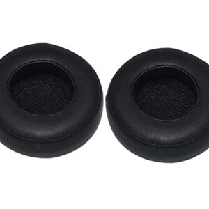 VEKEFF 2 pcs Replacement Earpads Ear Pads Cushion for Beats by Dr.Dre PRO/Detox Headphones (Black)