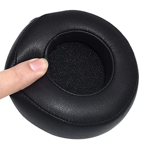 VEKEFF 2 pcs Replacement Earpads Ear Pads Cushion for Beats by Dr.Dre PRO/Detox Headphones (Black)