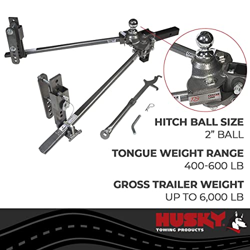 Husky 32215 Center Line TS with Spring Bars - 400 lb. to 600 lb. Tongue Weight Capacity (2" Ball)