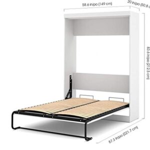 BESTAR Nebula Full Wall Bed, White