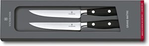 victorinox 2-piece grand maître steak set with serrated edge