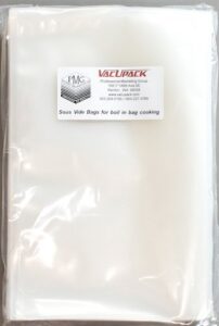 vacupack superior sous vide vacuum seal pouches 100 count medium bags