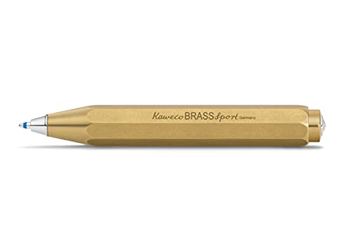 Kaweco BRBP-BR Ballpoint Pen, Oil-based, Brass, Sports