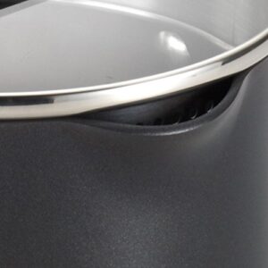 Anolon Advanced Hard Anodized Nonstick Sauce Pan/Saucepan with Straining and Lid, 2 Quart, Graphite