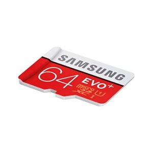 Samsung 64GB EVO Plus Class 10 Micro SDXC with Adapter 80mb/s (MB-MC64DA)