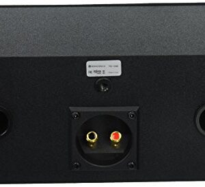 Monoprice 11948 Premium Home Theater Center Channel Speaker, Black