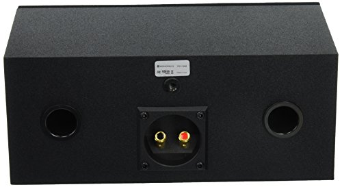 Monoprice 11948 Premium Home Theater Center Channel Speaker, Black