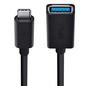 Belkin 3.0 USB C to USB Adapter - USB C Charger - USB C Cable - USB-C to USB adapter - USB Type-C Cable Compatible With iPad Pro, iPad Air, MacBook Pro, MacBook Air, Chromebook Pixel & More