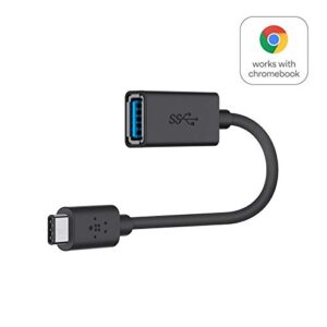 Belkin 3.0 USB C to USB Adapter - USB C Charger - USB C Cable - USB-C to USB adapter - USB Type-C Cable Compatible With iPad Pro, iPad Air, MacBook Pro, MacBook Air, Chromebook Pixel & More