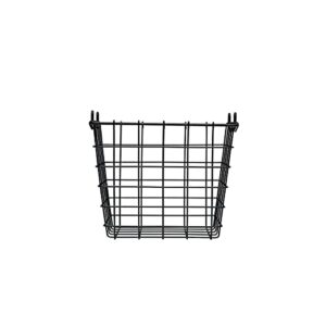 Gourmet Basics by Mikasa 3-Tier Metal Market Basket, Antique Black