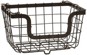 gourmet basics by mikasa general store stacking/nesting metal basket