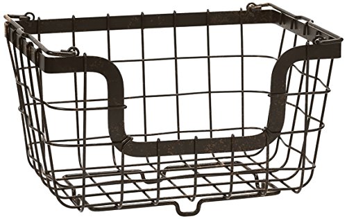 Gourmet Basics by Mikasa General Store Stacking/Nesting Metal Basket