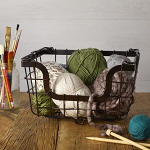 Gourmet Basics by Mikasa General Store Stacking/Nesting Metal Basket