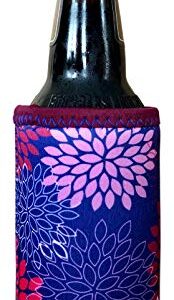 Koverz Neoprene 12 oz. Can/Bottle Coolie Insulator - Choose Your Style! - Midnight Mums