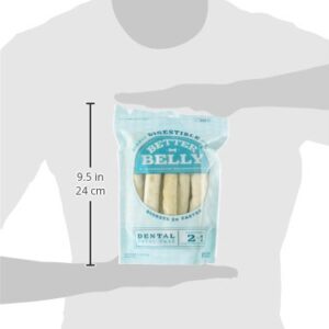 Better Belly Highly Digestible Rawhide Dental Chews, Treat Your Dog to a Chew with NO Artificial Colors or Flavors