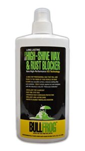 bull frog 98126 high shine wax and rust blocker performance vci technology. a one step professional was that will add years to the finish of your vehicle or boat.