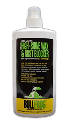 Bull Frog 98126 High Shine Wax and Rust Blocker Performance VCI Technology. A one Step Professional was That Will add Years to The Finish of Your Vehicle or Boat.