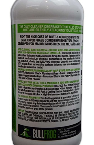 Bull Frog 98126 High Shine Wax and Rust Blocker Performance VCI Technology. A one Step Professional was That Will add Years to The Finish of Your Vehicle or Boat.