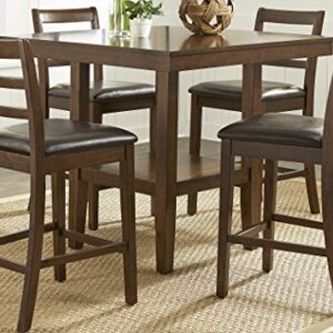 Liberty Furniture Hampton Medium Brown 5 Piece Gathering Table Set