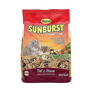 higgins sunburst gourmet rat & mouse food 2.5lb, large (466047)