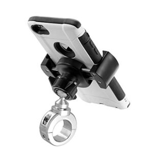 Arkon Mounts RoadVise Motorcycle Phone Mount for iPhone 12 11 XS XR X Galaxy Note 20 10 S20 S10 Retail Chrome