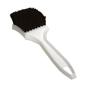 8.5" carpet & floormat scrub brush nylon - black [85-634]