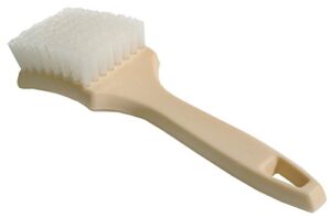 8.5" whitewall/sidewall tire brush, white nylon - white [85-639]