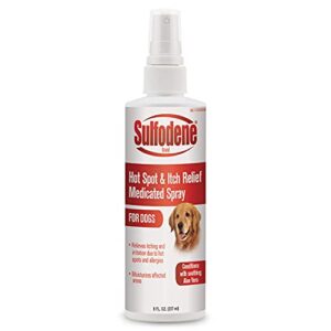 sulfodene hot spot & itch relief medicated spray for dog 8oz