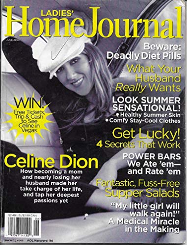 Celine Dion Ladies' Home Journal magazine June 2003