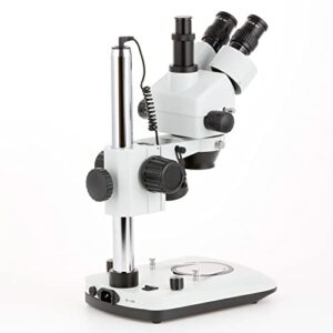 New 7X-45X Dual Lit 6W LED Trinocular Stereo Zoom Microscope (SMDG-2T-6WB)