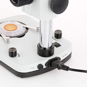 New 7X-45X Dual Lit 6W LED Trinocular Stereo Zoom Microscope (SMDG-2T-6WB)