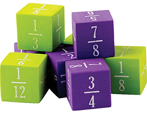 Teacher Created Resources Foam Fractions Dice (20689)