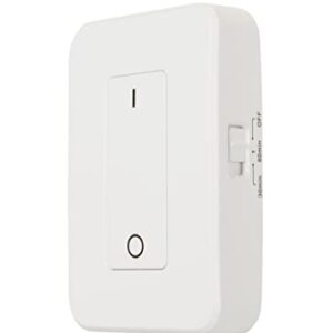 LIGHT IT! by Fulcrum, 30019-308 Wireless Remote Control Switch, White, Single pack