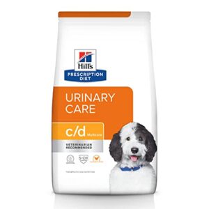 hill's prescription diet c/d multicare urinary care chicken flavor dry dog food, veterinary diet, 8.5 lb. bag