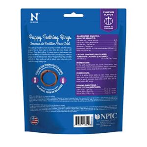 N-Bone Puppy Teething Ring Pumpkin Flavor, 3.6 Oz, 3 Rings