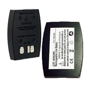 mpf products 1000mah bat1060 battery replacement compatible with 3m c1060 & xt-1 wireless drive-thru intercom headset