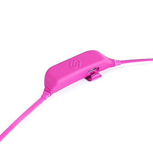 Urbanista Wireless Bluetooth Sport Earphones Headset with Mic and Volume Control, Boston, Pink Panther/Pink