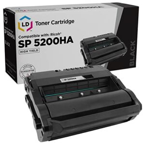 ld products remanufactured toner cartridge replacement for ricoh sp 5200ha 406683 (black, single-pack) for use in sp5200dn, sp5200s, sp5210dn, sp5210sf, and sp5210sr printers