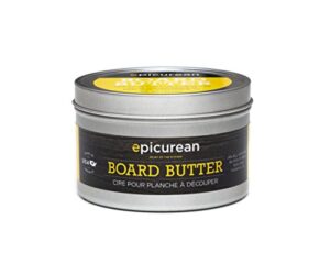 epicurean epi-butter cutlery board butter, silver