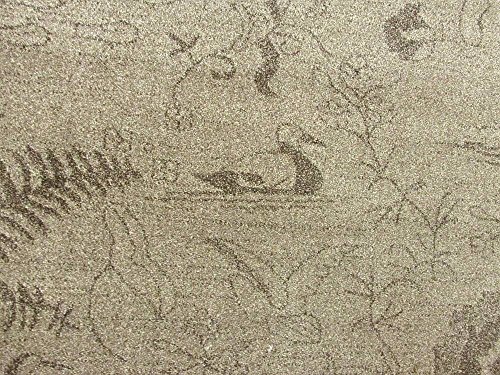 Unique Loom La Jolla Collection Farmhouse, Contemporary, Botanical, Traditional, Vintage Area Rug, 9 x 12 ft, Light Brown/Dark Brown