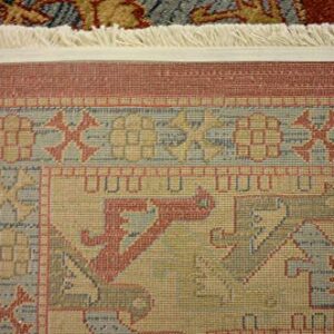 Unique Loom Sahand Collection Traditional Geometric Classic Red Area Rug (7' 0 x 10' 0)