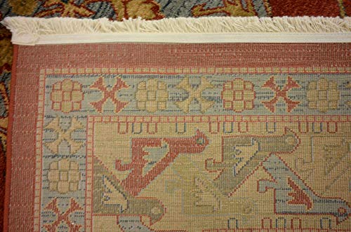 Unique Loom Sahand Collection Traditional Geometric Classic Red Area Rug (7' 0 x 10' 0)