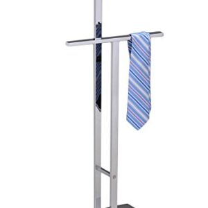 Kings Brand Furniture - Dossi Chrome Finish Metal Suit Rack Valet Stand