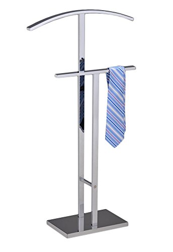 Kings Brand Furniture - Dossi Chrome Finish Metal Suit Rack Valet Stand