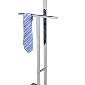 Kings Brand Furniture - Dossi Chrome Finish Metal Suit Rack Valet Stand