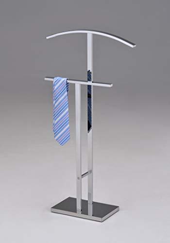 Kings Brand Furniture - Dossi Chrome Finish Metal Suit Rack Valet Stand